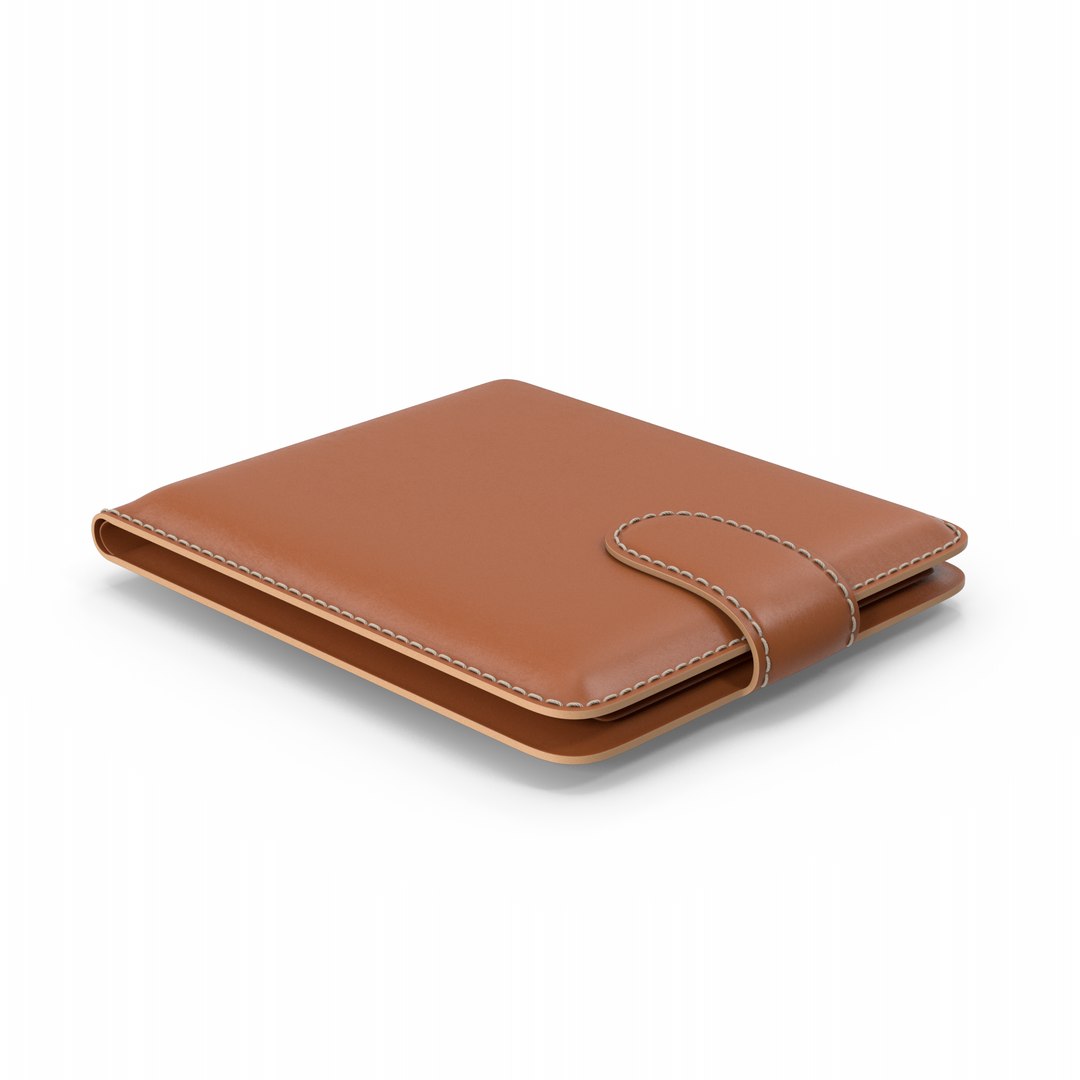 Leather Wallet 3D Model - TurboSquid 2218260