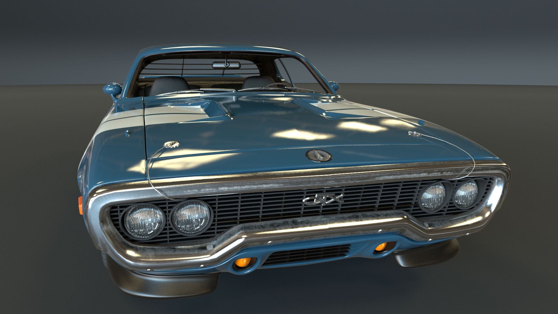 Plymouth Road Runner GTX 1971 3D - TurboSquid 2284116