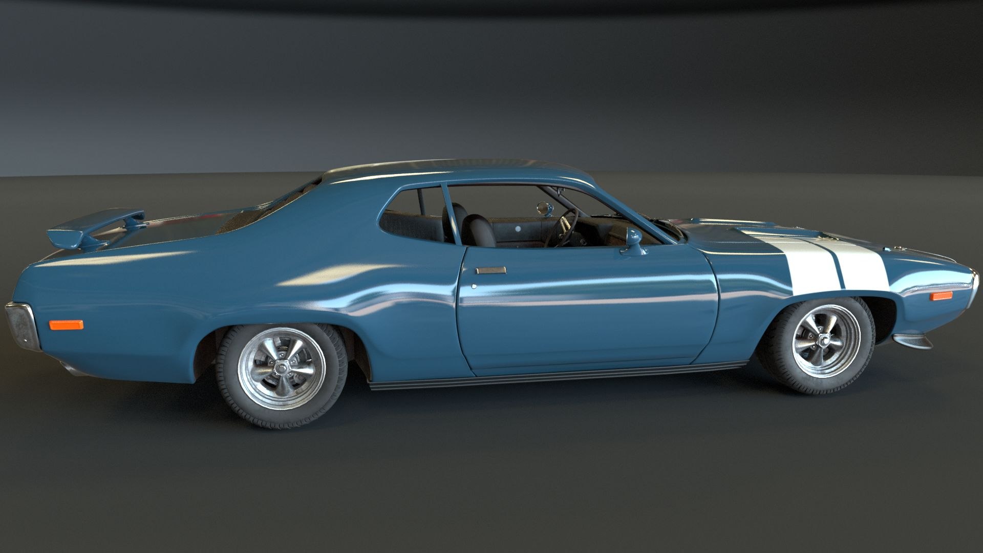 Plymouth Road Runner GTX 1971 3D - TurboSquid 2284116