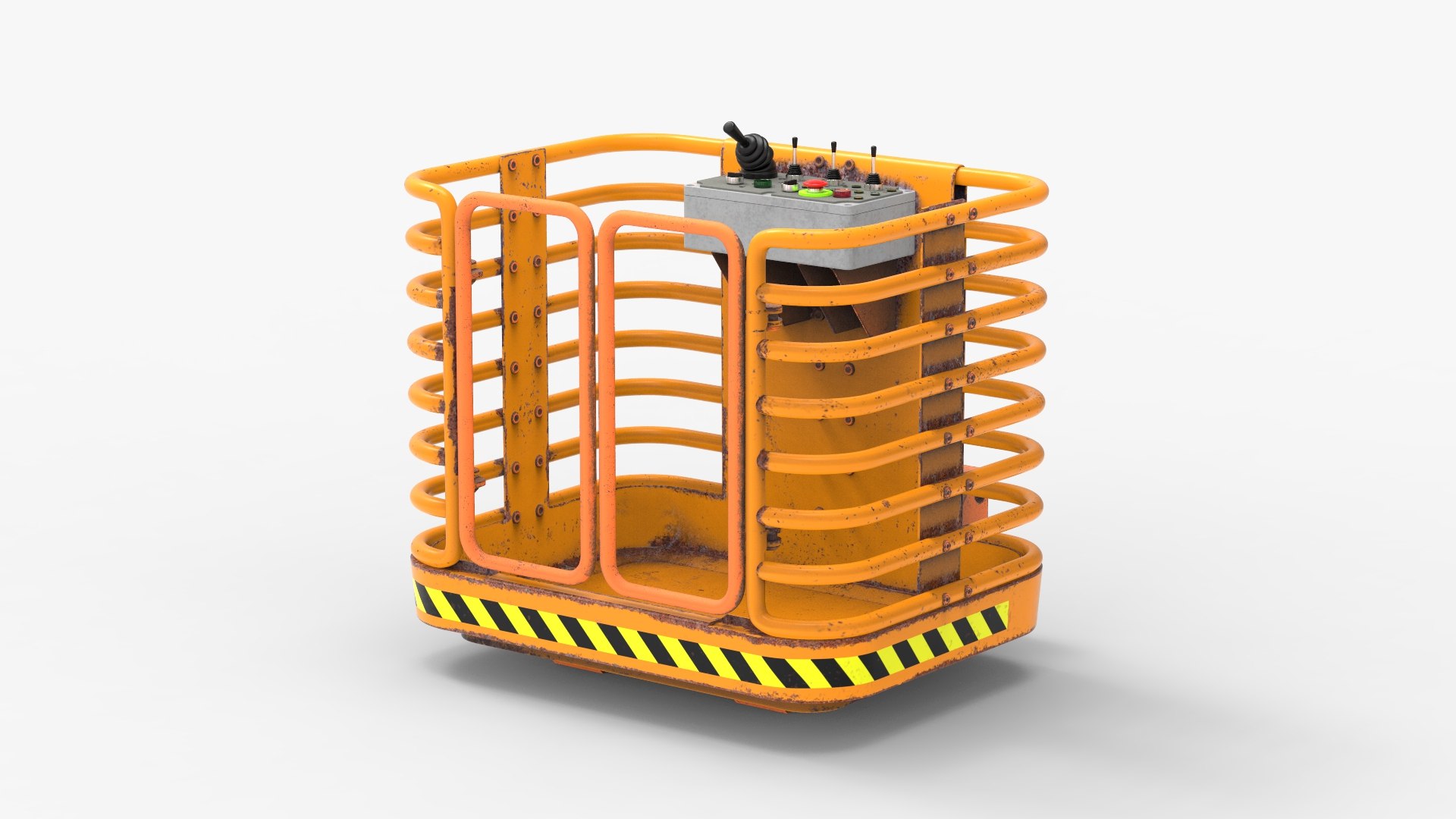 Telescopic Boom Lift Cabin 3D Model - TurboSquid 1805880