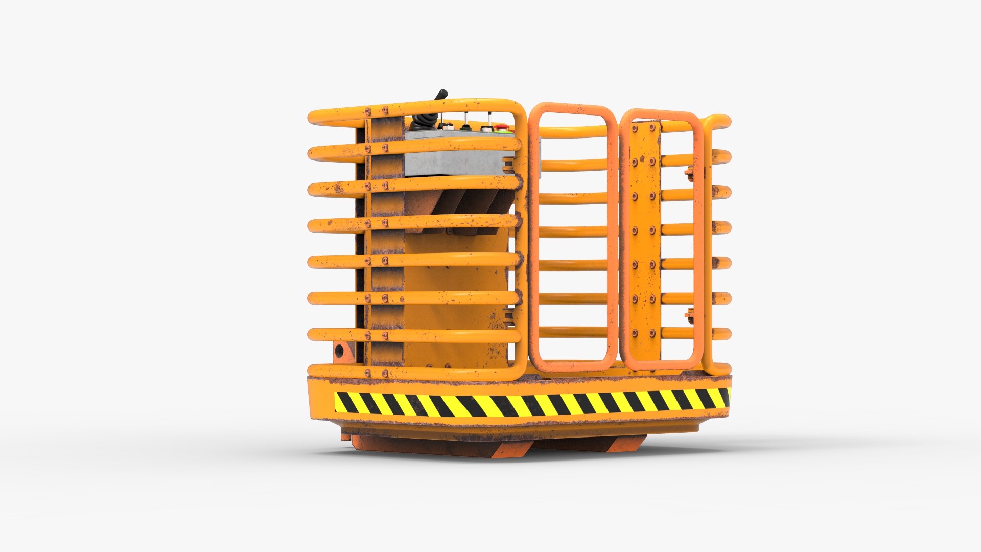 Telescopic Boom Lift Cabin 3D Model - TurboSquid 1805880