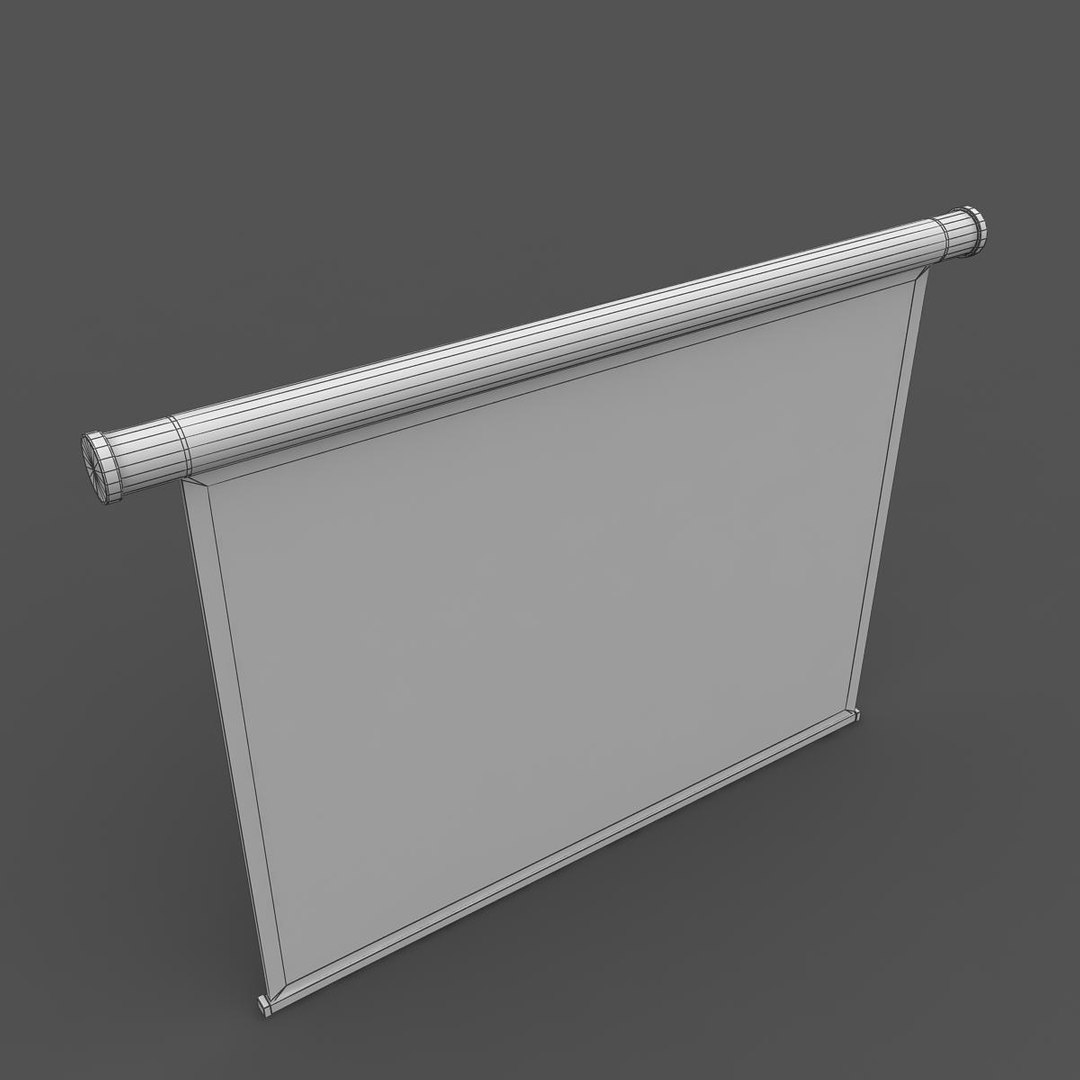 3D model projector screen - TurboSquid 1429020
