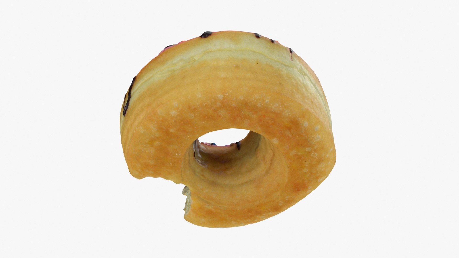 3D Bite Donut 02 - TurboSquid 2192958