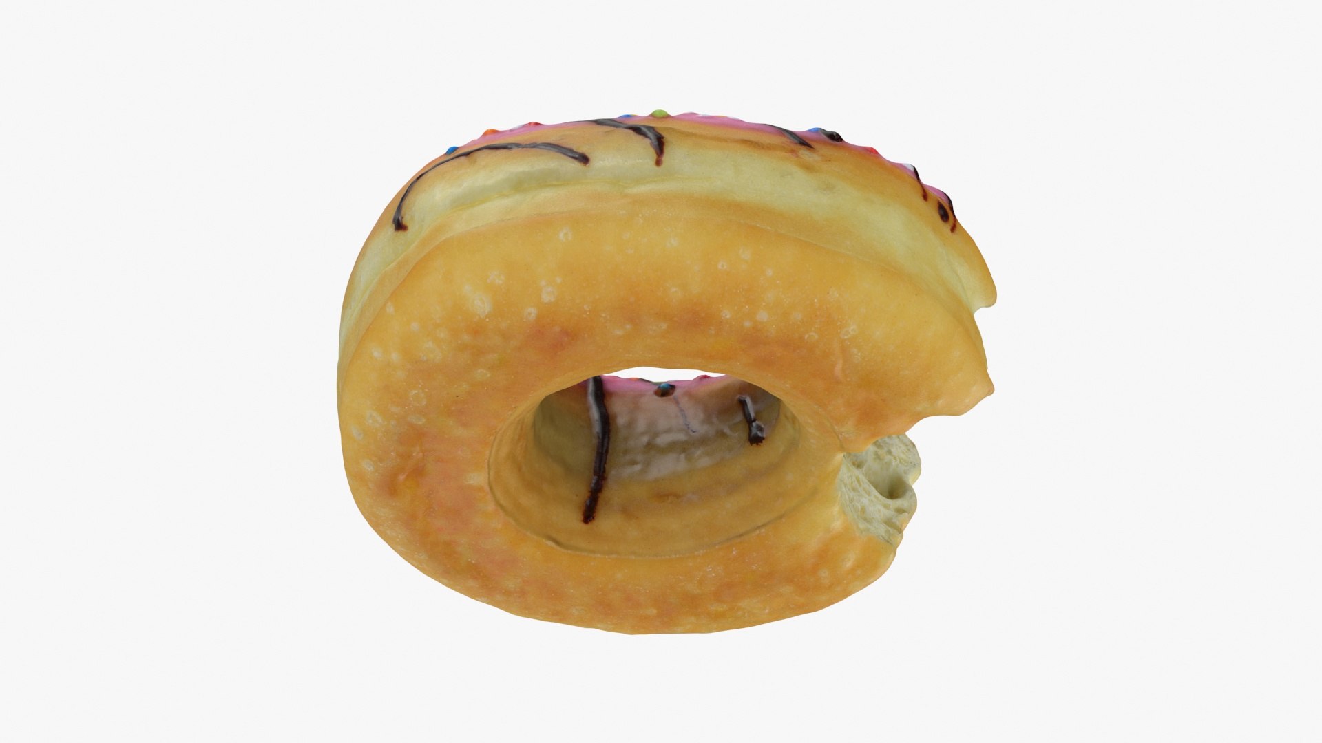 3D Bite Donut 02 - TurboSquid 2192958