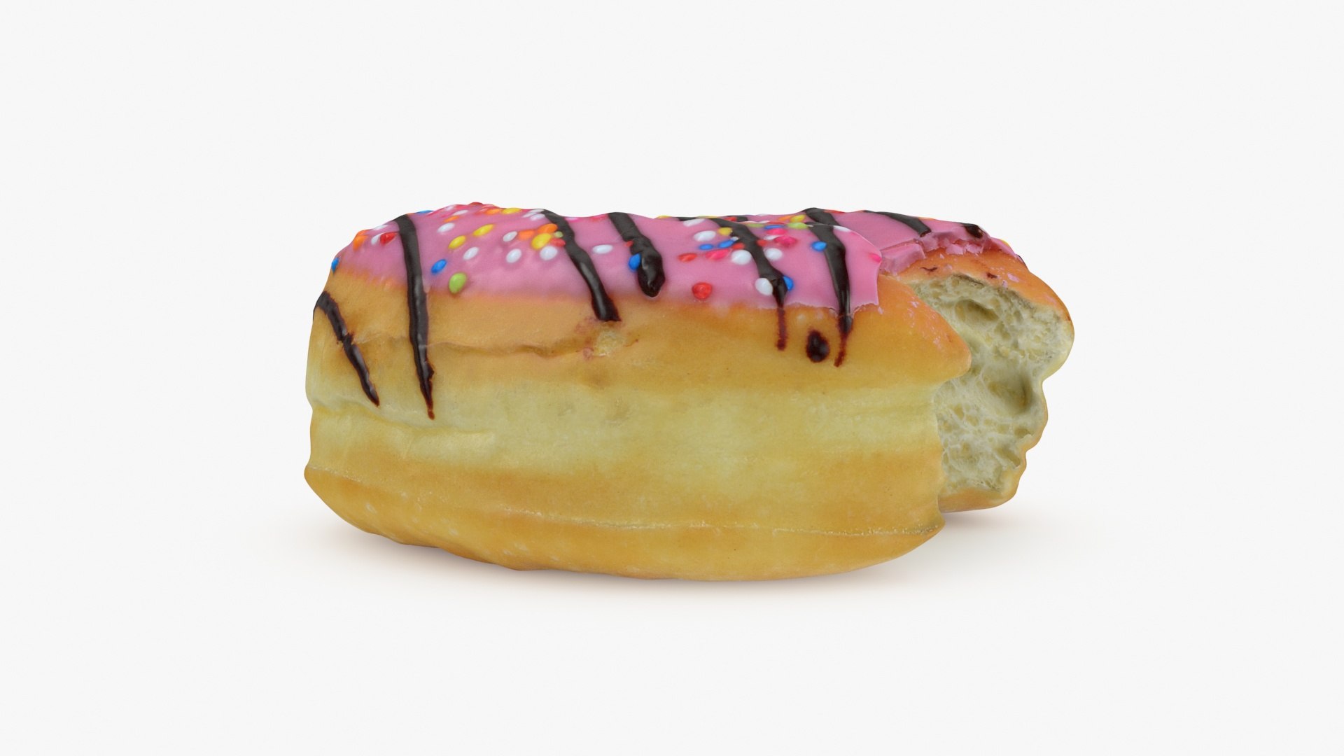 3D Bite Donut 02 - TurboSquid 2192958