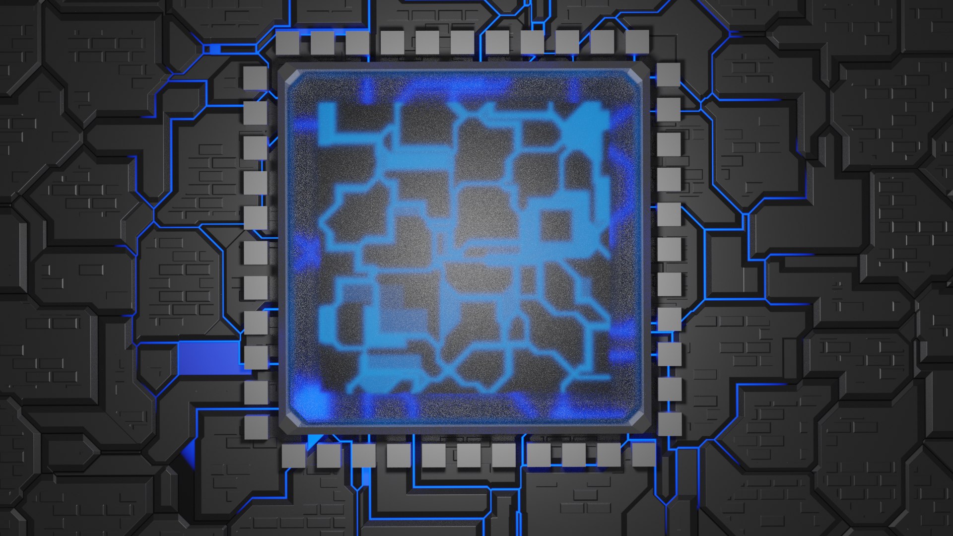 3D Computer Chip - TurboSquid 1472449