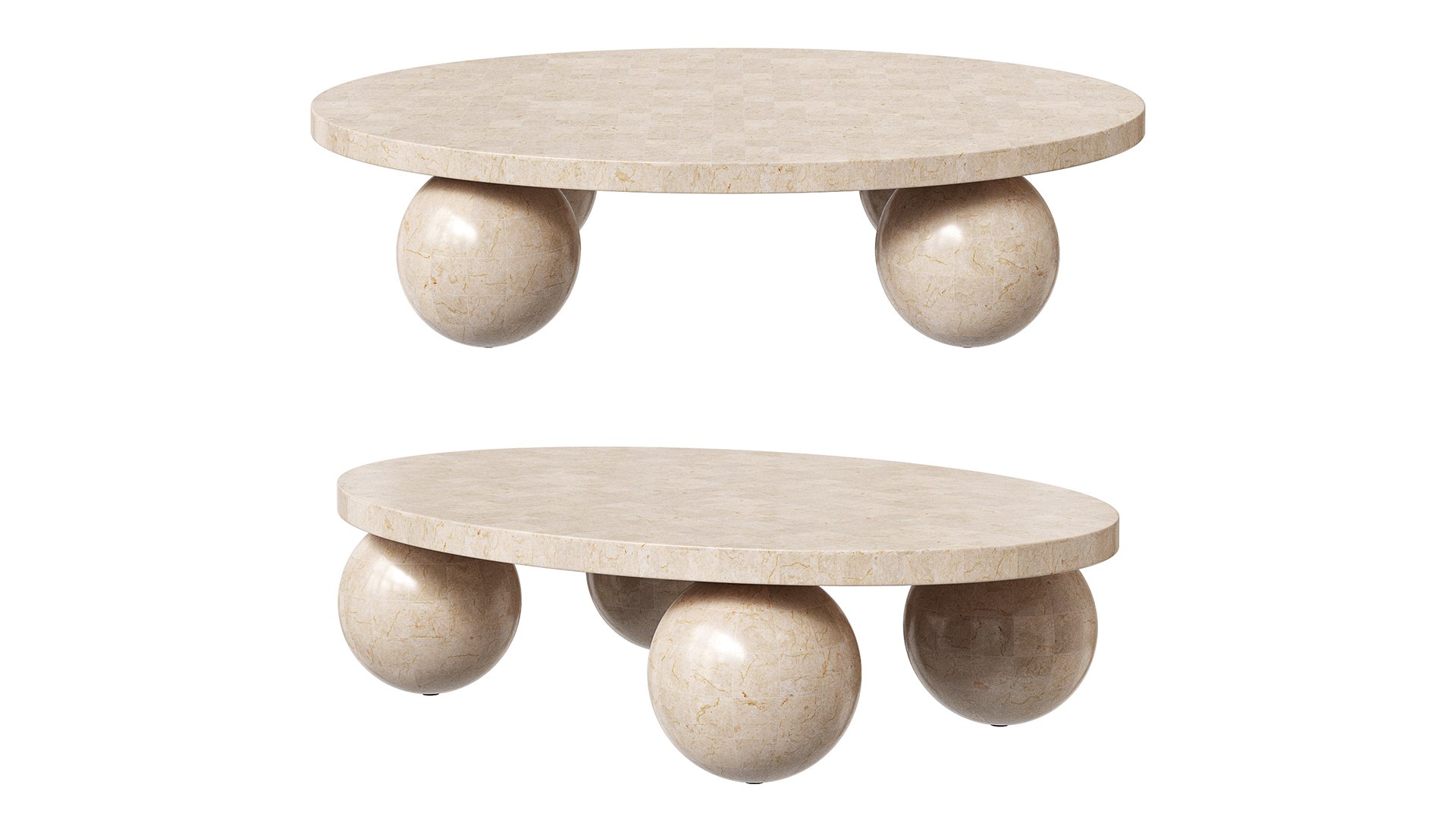 3D Dawid Shaw Lola And Ezra Tables - TurboSquid 2212305