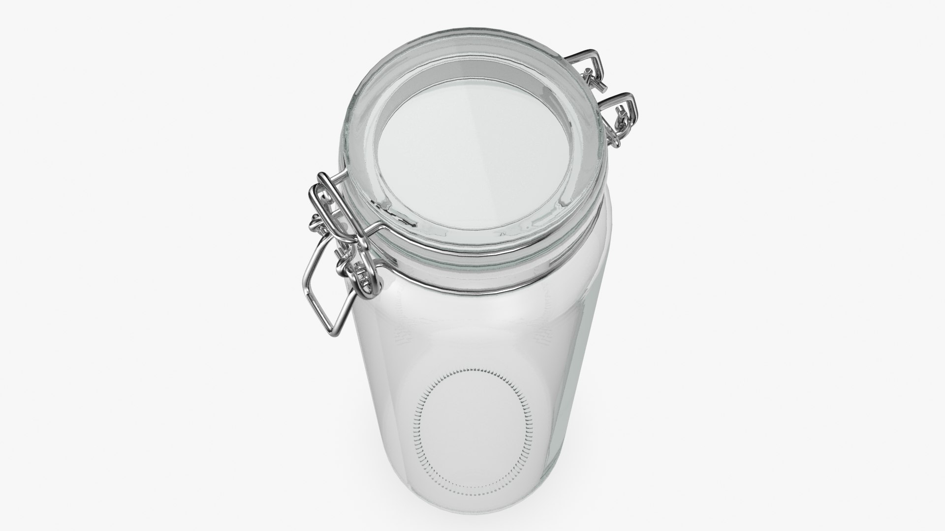3D Clear Glass Spaghetti Jar Model - TurboSquid 2224107