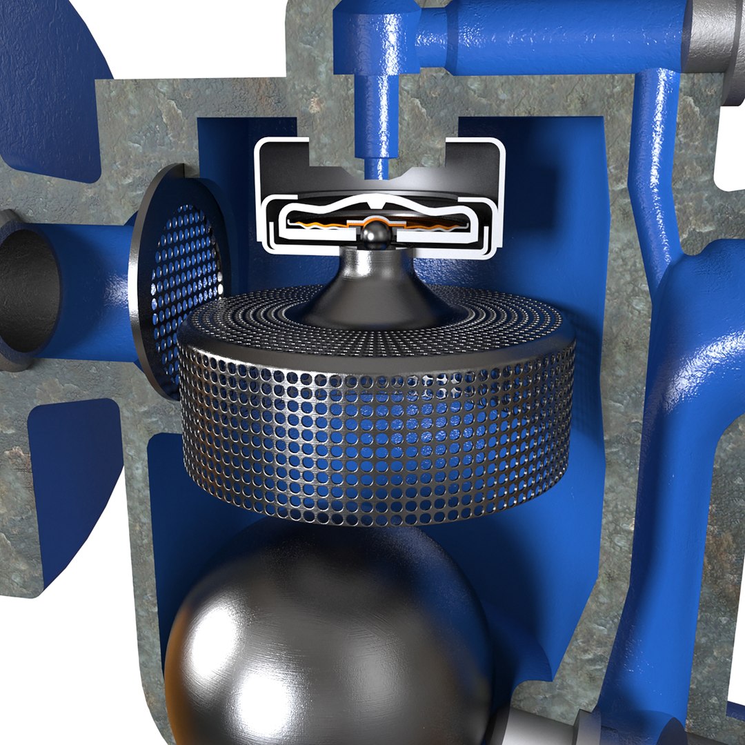 Mechanical Float Steam Trap 3D Model - TurboSquid 1854109