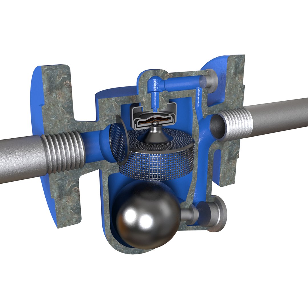 Mechanical Float Steam Trap 3D Model - TurboSquid 1854109