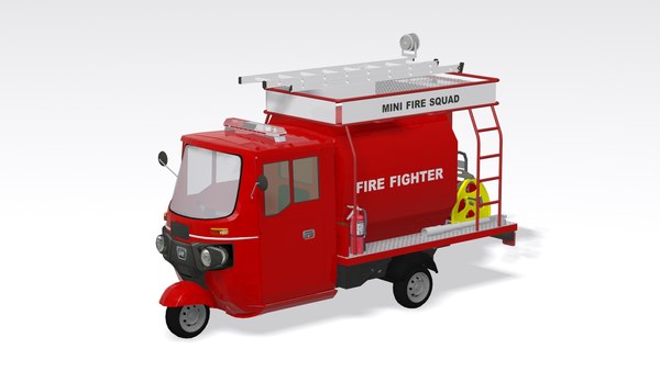TRIKE FIRE TRUCK model - TurboSquid 1838512