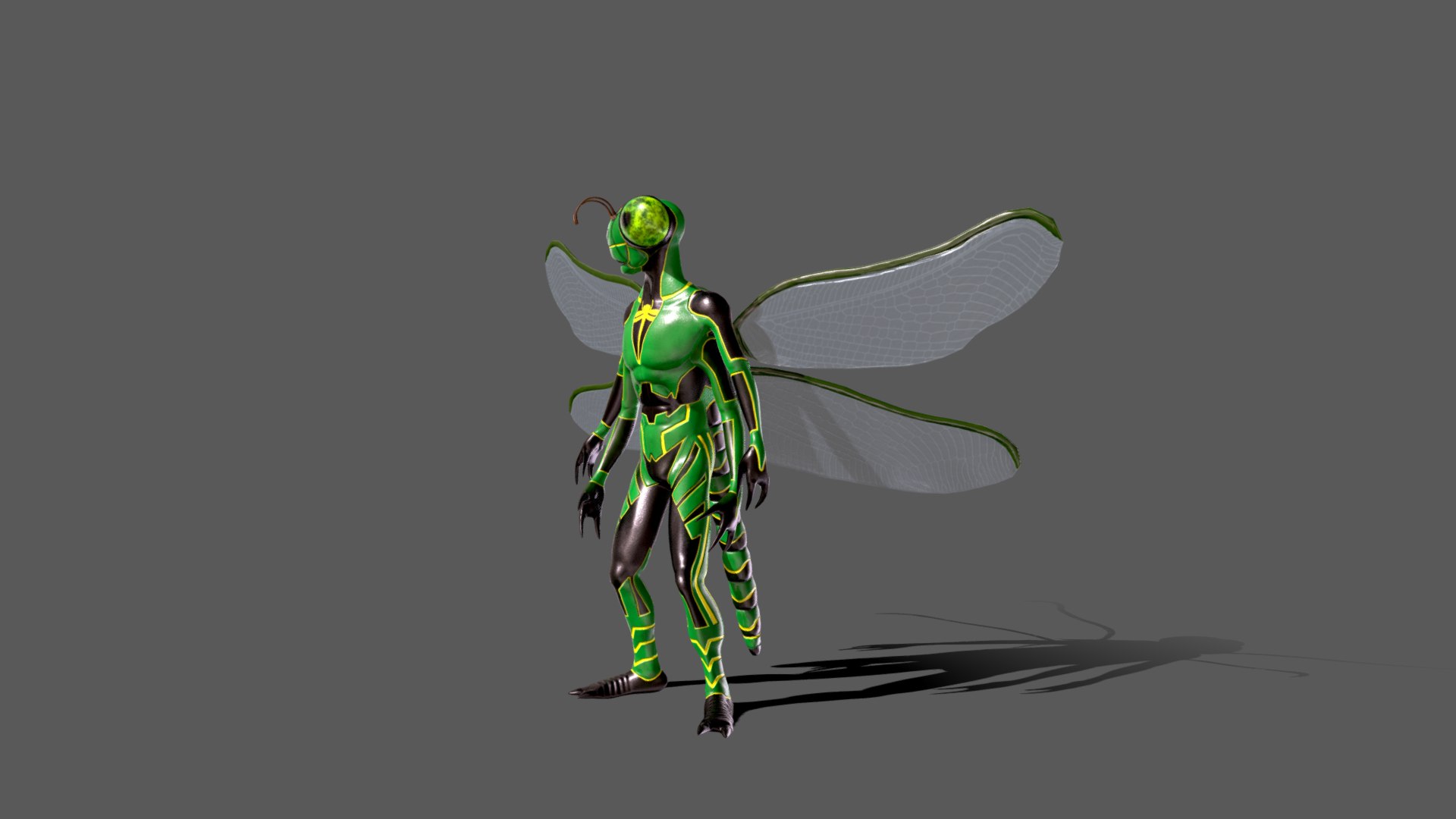 3D Dragon Fly - Jamaican Fly - TurboSquid 1876568