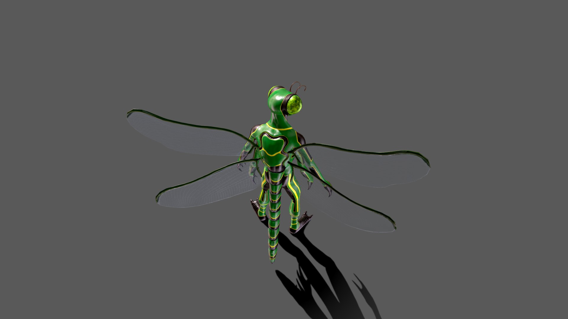 3D Dragon Fly - Jamaican Fly - TurboSquid 1876568