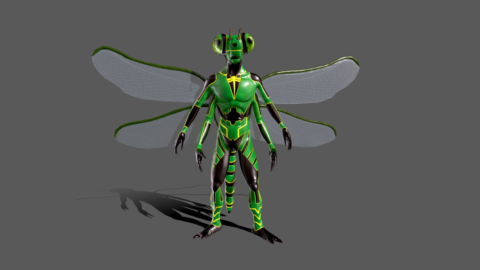 3D Dragon Fly - Jamaican Fly - TurboSquid 1876568
