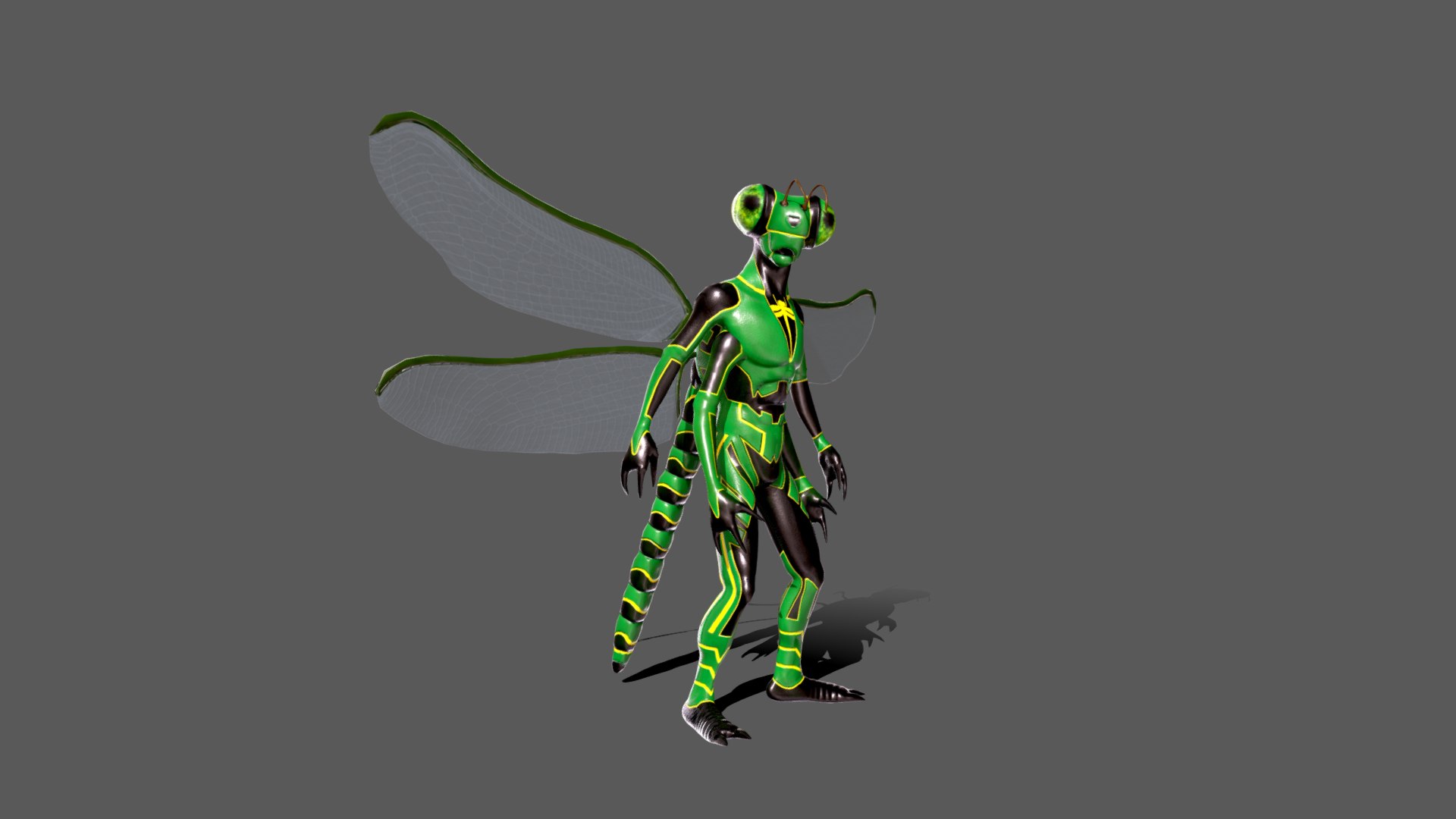 3D Dragon Fly - Jamaican Fly - TurboSquid 1876568