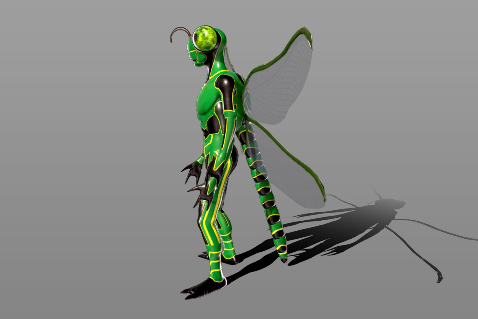 3D Dragon Fly - Jamaican Fly - TurboSquid 1876568