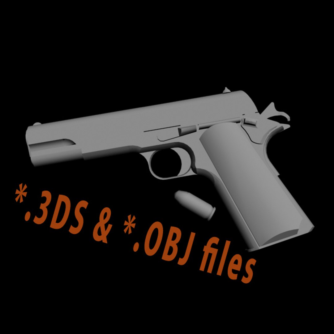 3d-model Colt 1911 3d Model