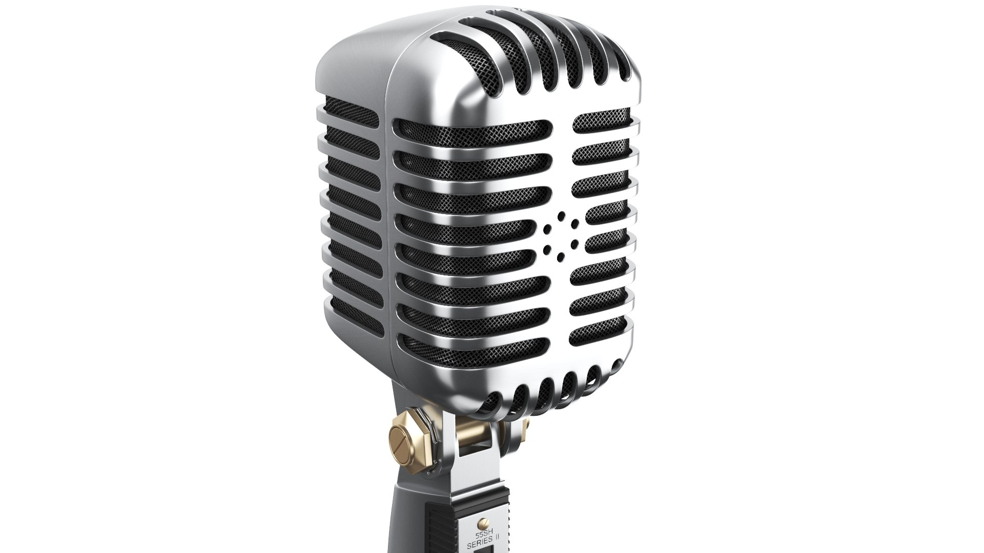 3D Three Retro Microphones - TurboSquid 1940275