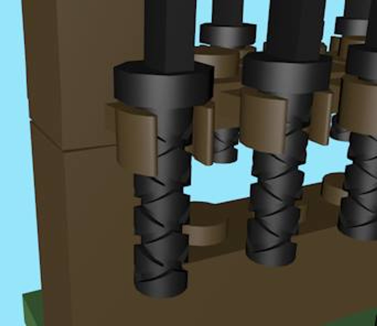 3d Model Of Lego Rack Sameria Sword