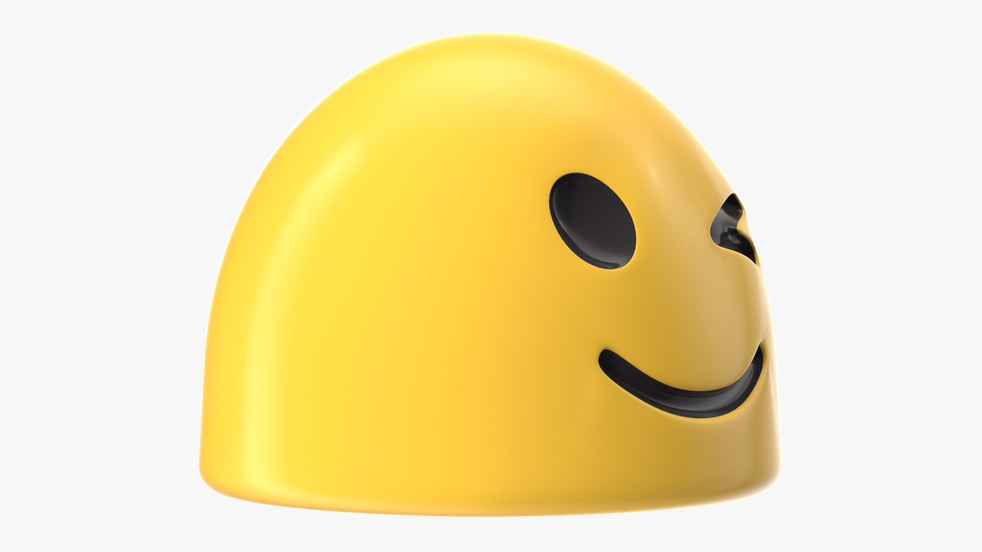 3D Winking Face Android Emoji - TurboSquid 1823747