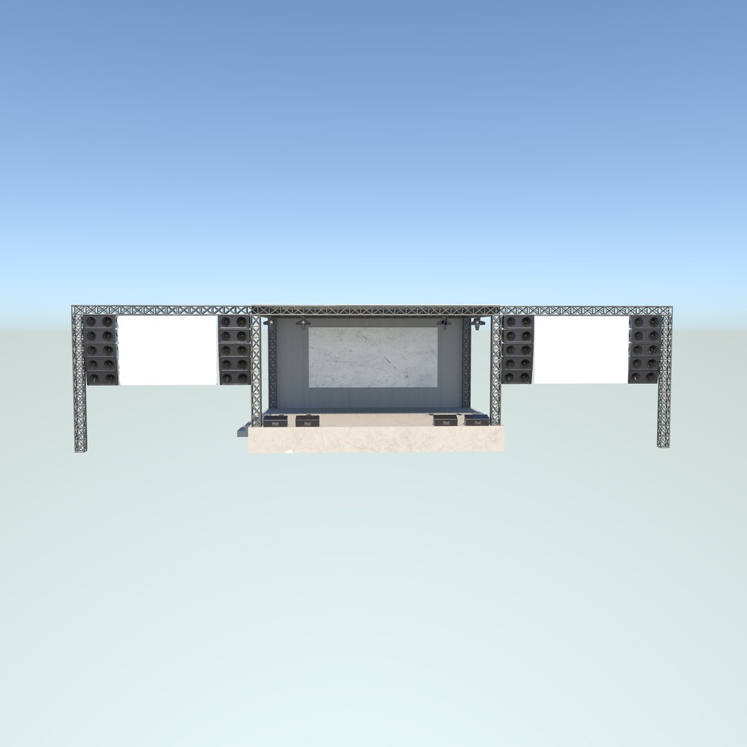 Stage 3D Model 3D Model - TurboSquid 2333185