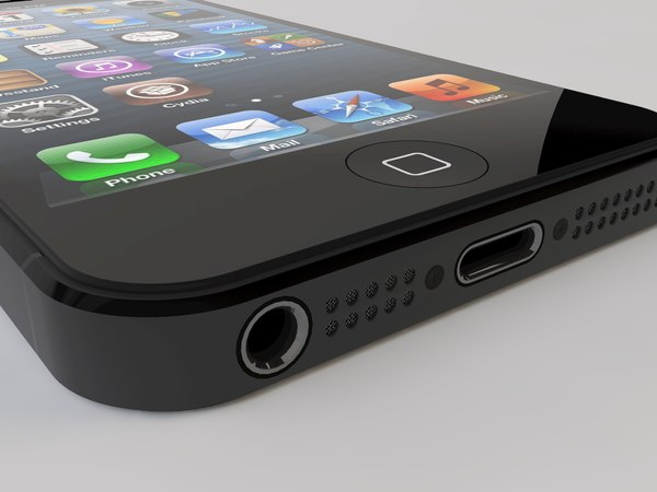 3d apple iphone 5 model