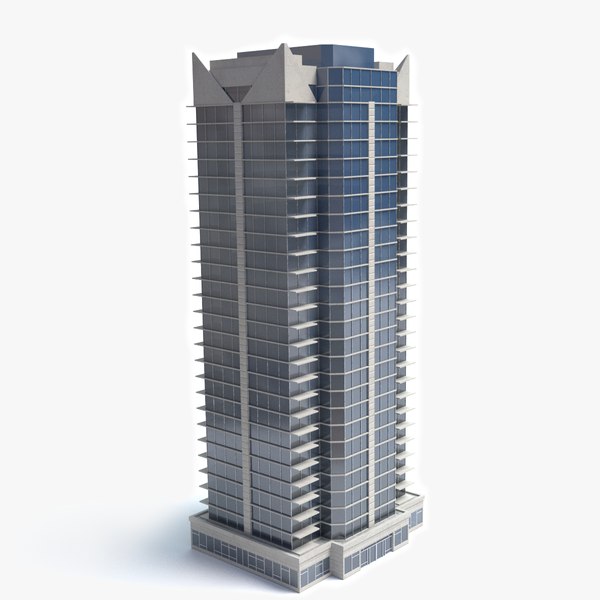 3d model skyscraper building