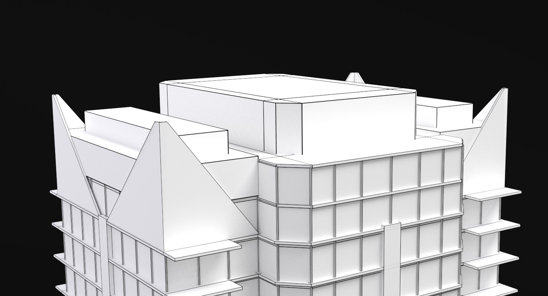 3d Model Skyscraper Building
