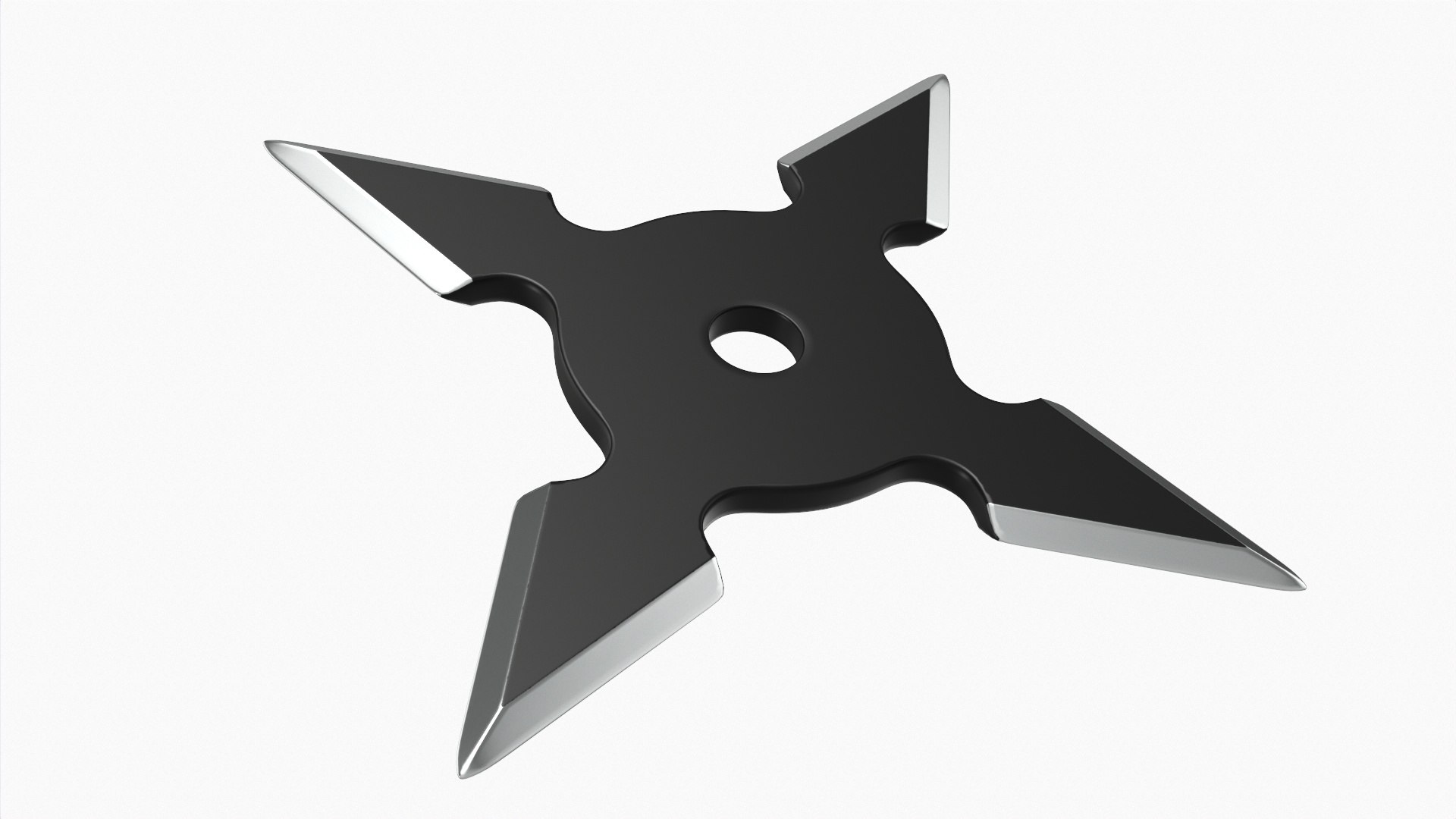 Shuriken Throwing Ninja Knife 01 3D - TurboSquid 1856427