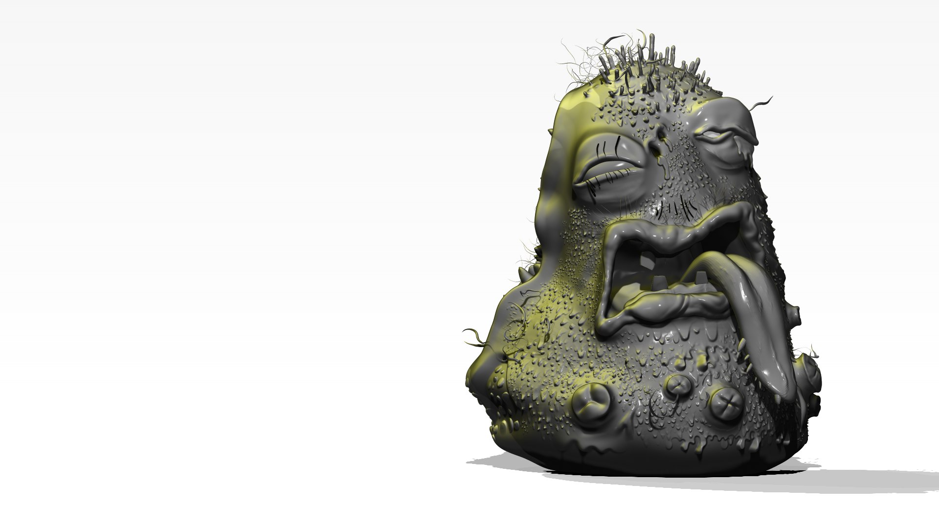 Creepy Creature 3 3D - TurboSquid 1920776