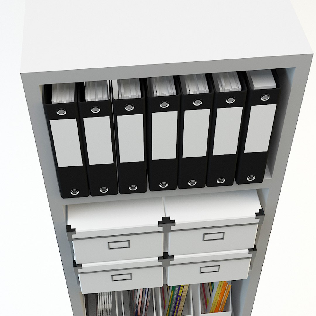 billy bookcase 3d fbx