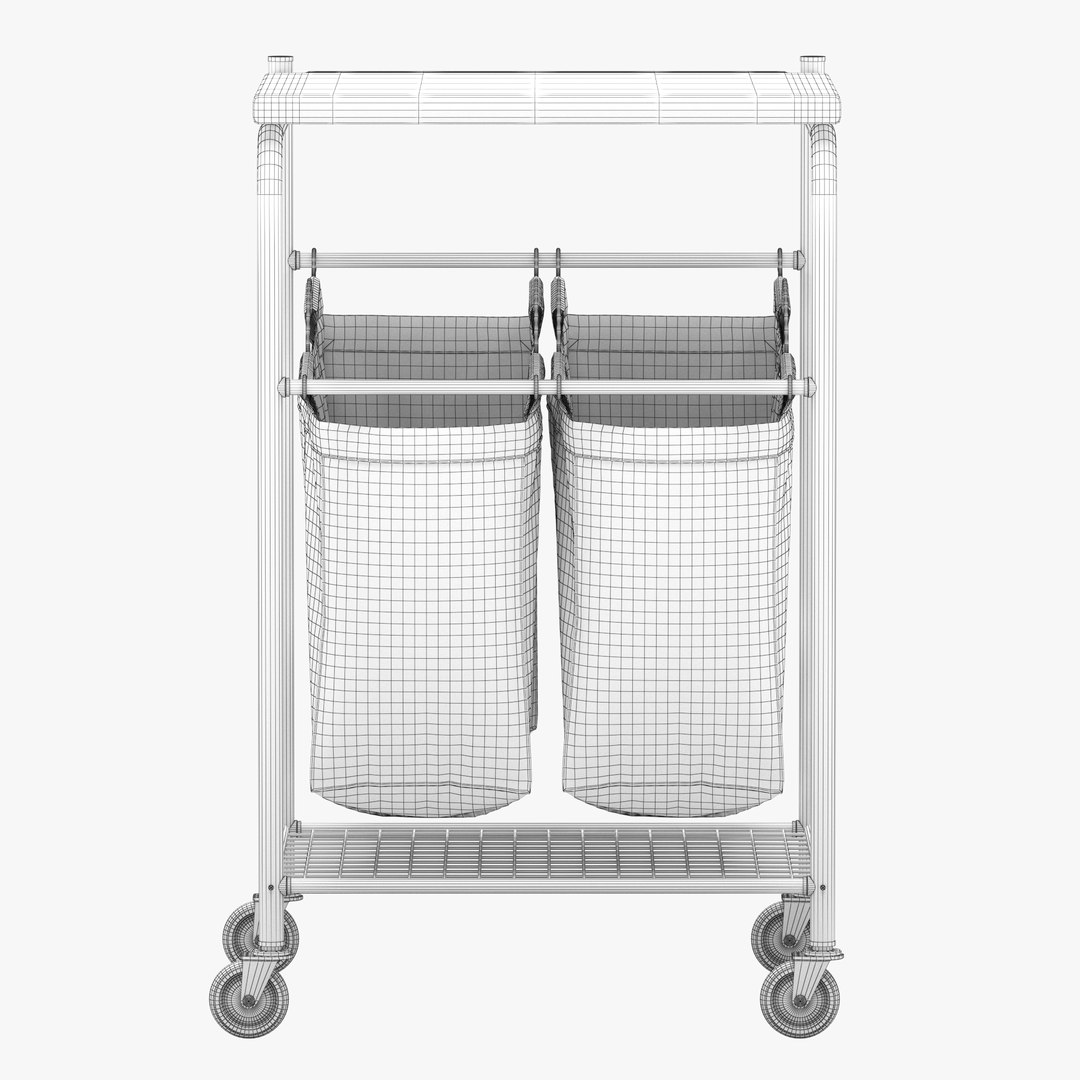 Laundry trolley 3D model - TurboSquid 1793017