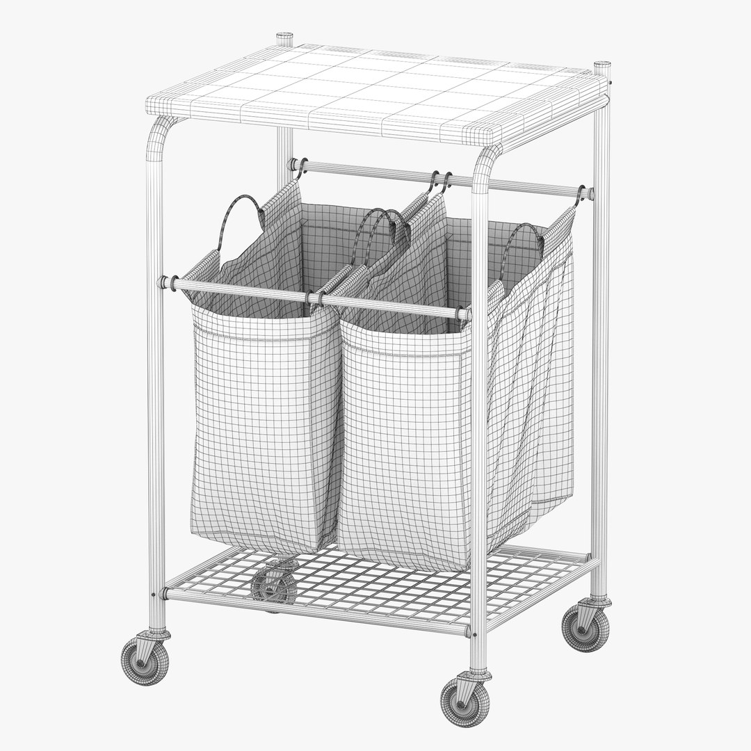 Laundry trolley 3D model - TurboSquid 1793017