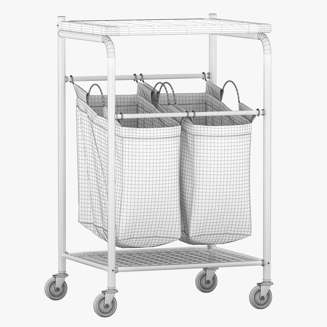 Laundry trolley 3D model - TurboSquid 1793017