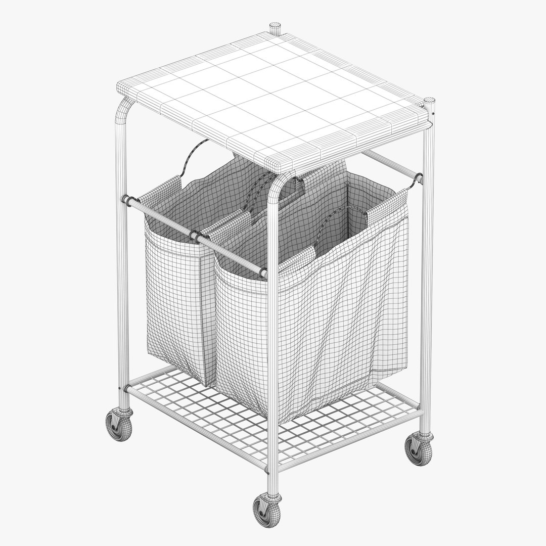 Laundry trolley 3D model - TurboSquid 1793017