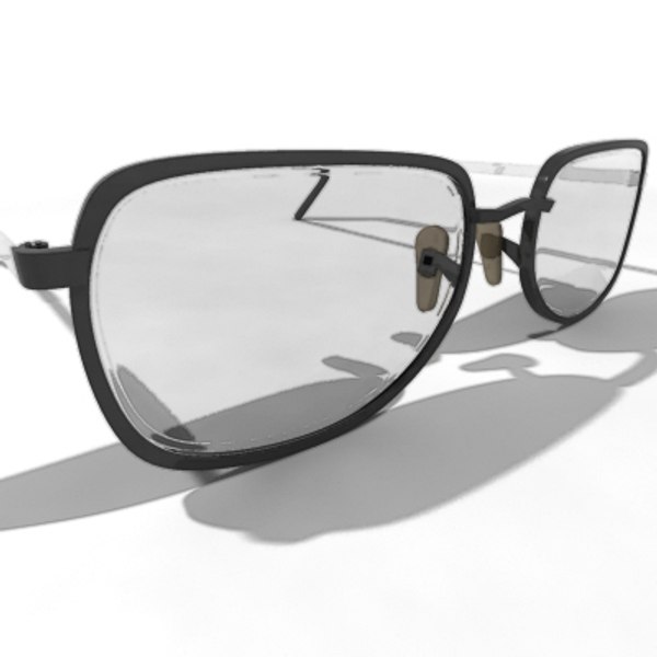 3d model of reading glasses sunglasses