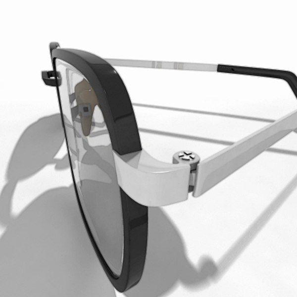 3d model of reading glasses sunglasses