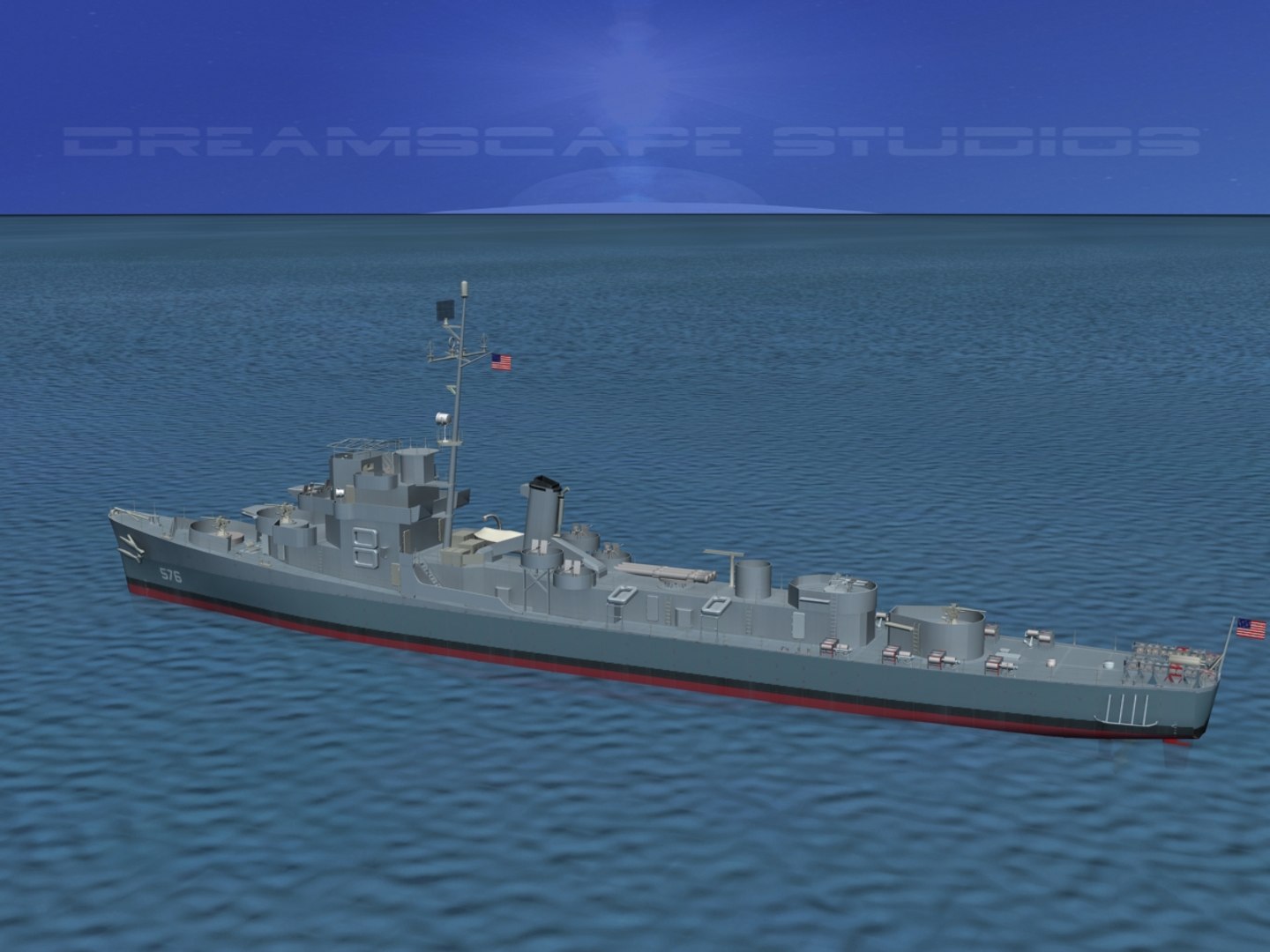 Guns Buckley Class Destroyer Max