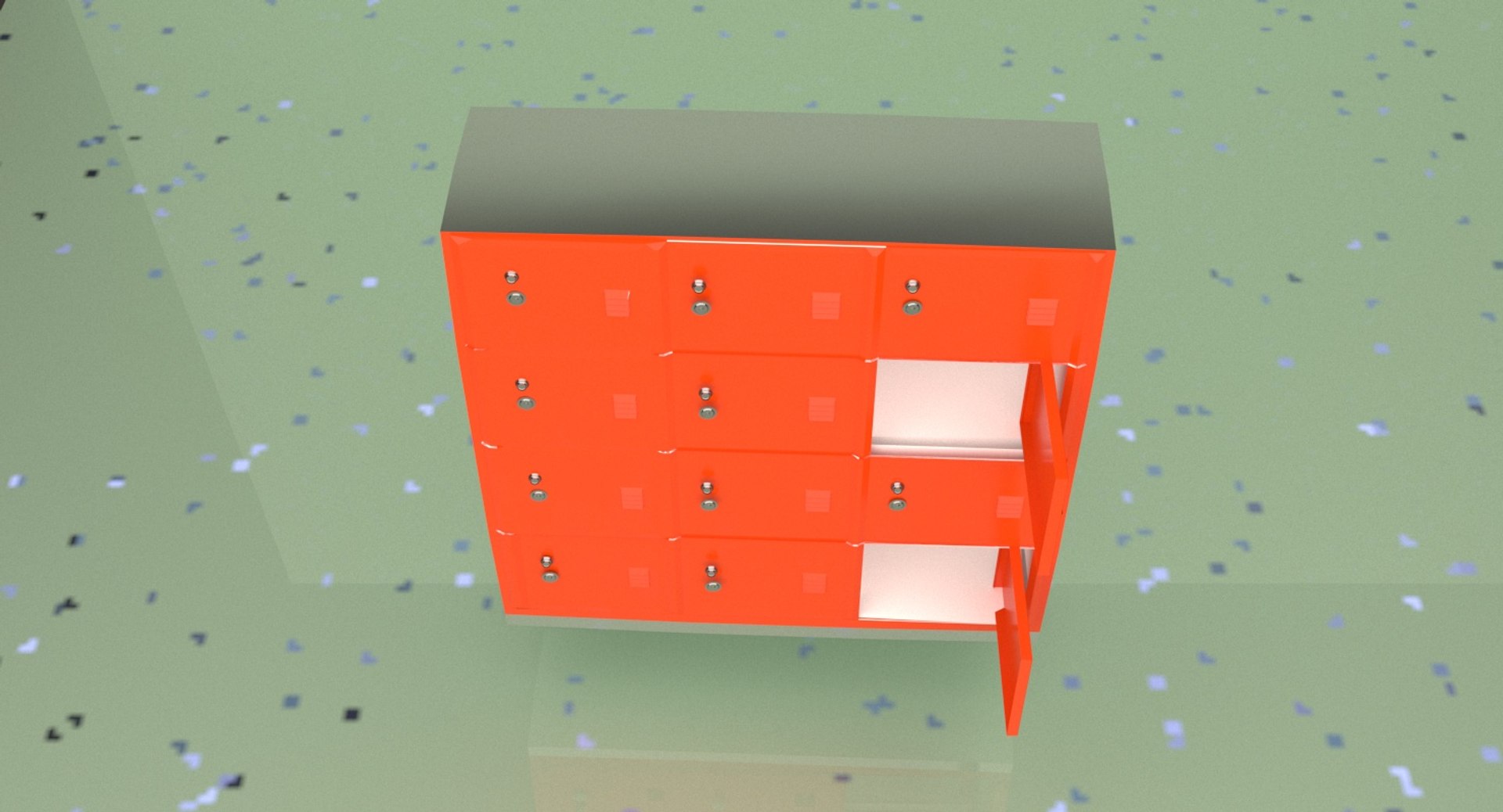 Locker 3D Model - TurboSquid 1529080