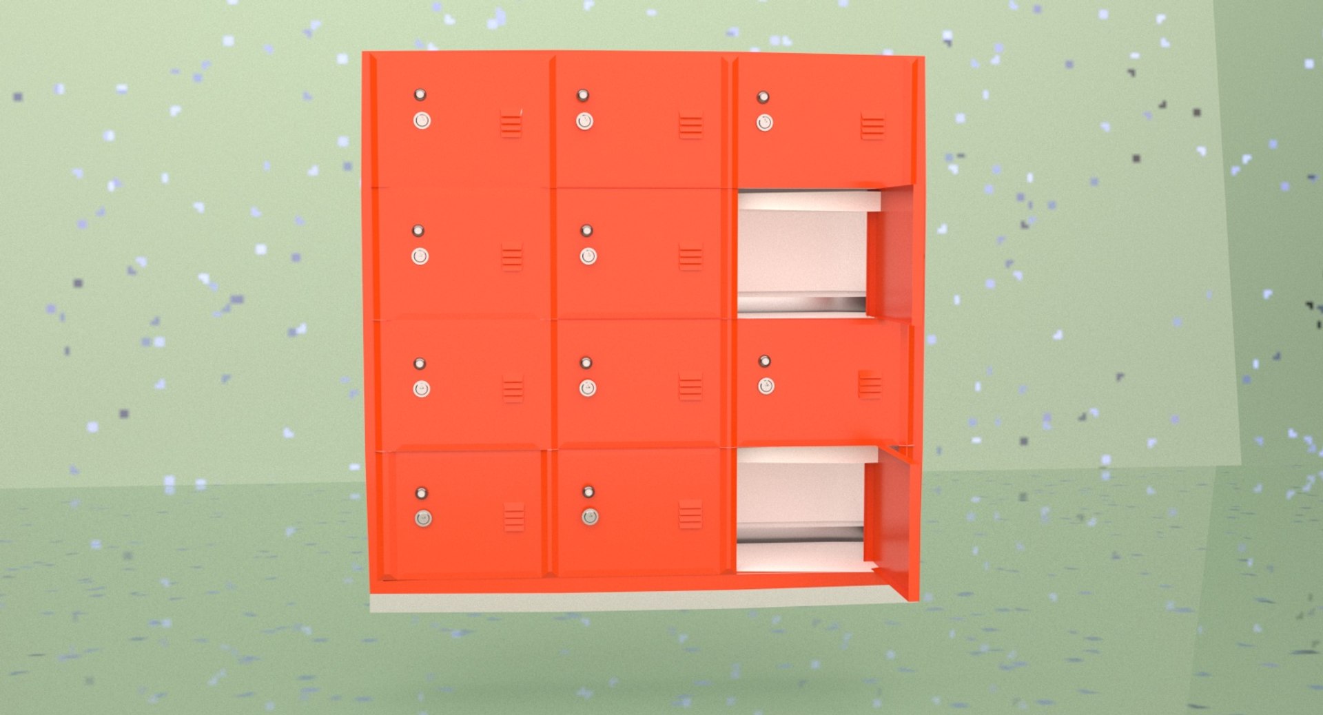 Locker 3D Model - TurboSquid 1529080