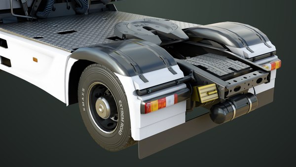 modelo 3d Chasis de camión pesado 03 Todas las texturas PBR Unity UE ...