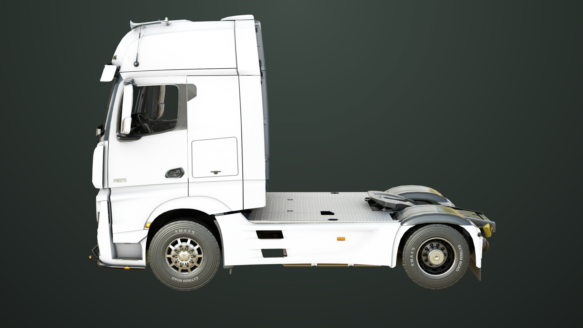3D Heavy Truck Chassis 03 All PBR Unity UE Textures Included Model ...