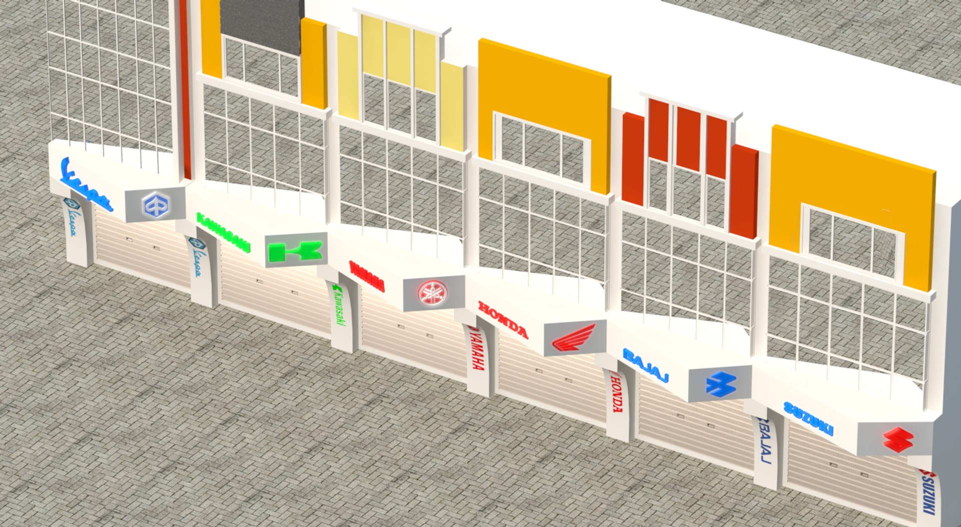 3D Pitstop Building Model - TurboSquid 1169168