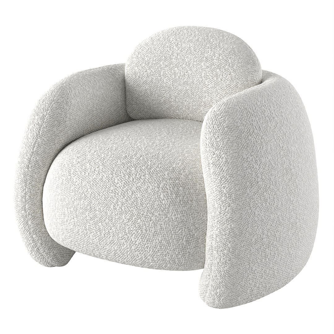 Armchair Dori By Acanva 3D Model - TurboSquid 2267589