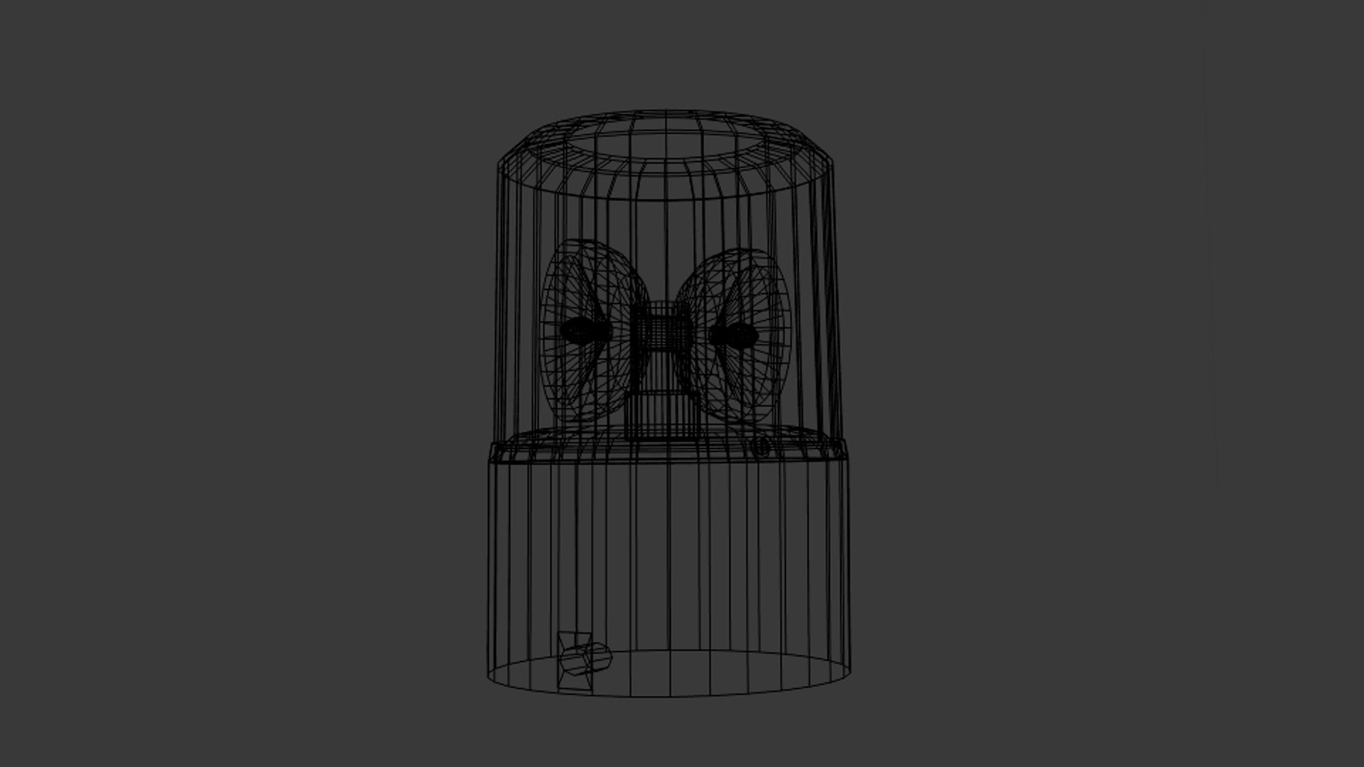 3d Police Siren Model