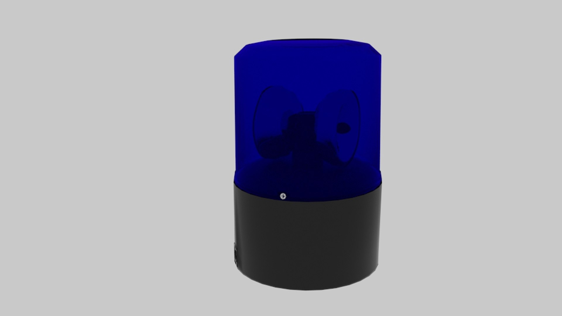 3d Police Siren Model