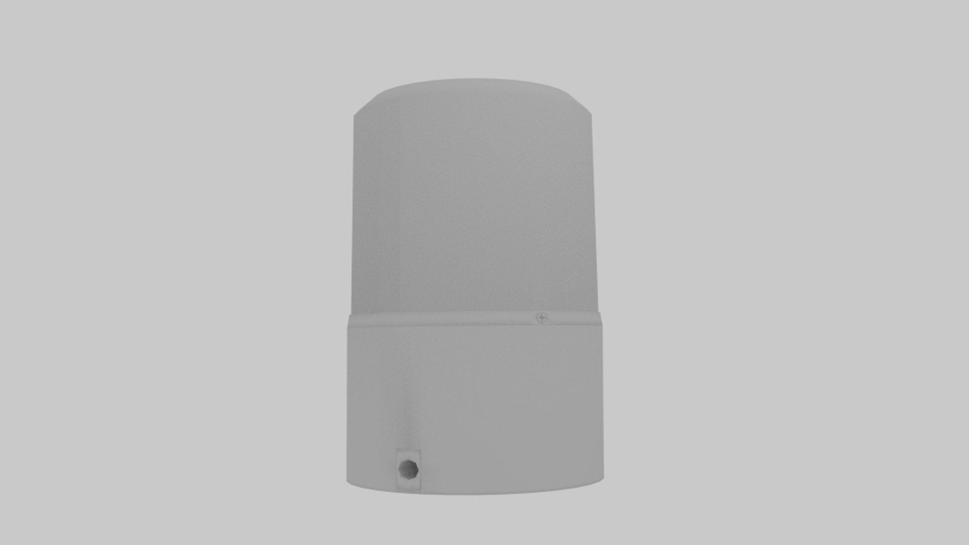3d Police Siren Model