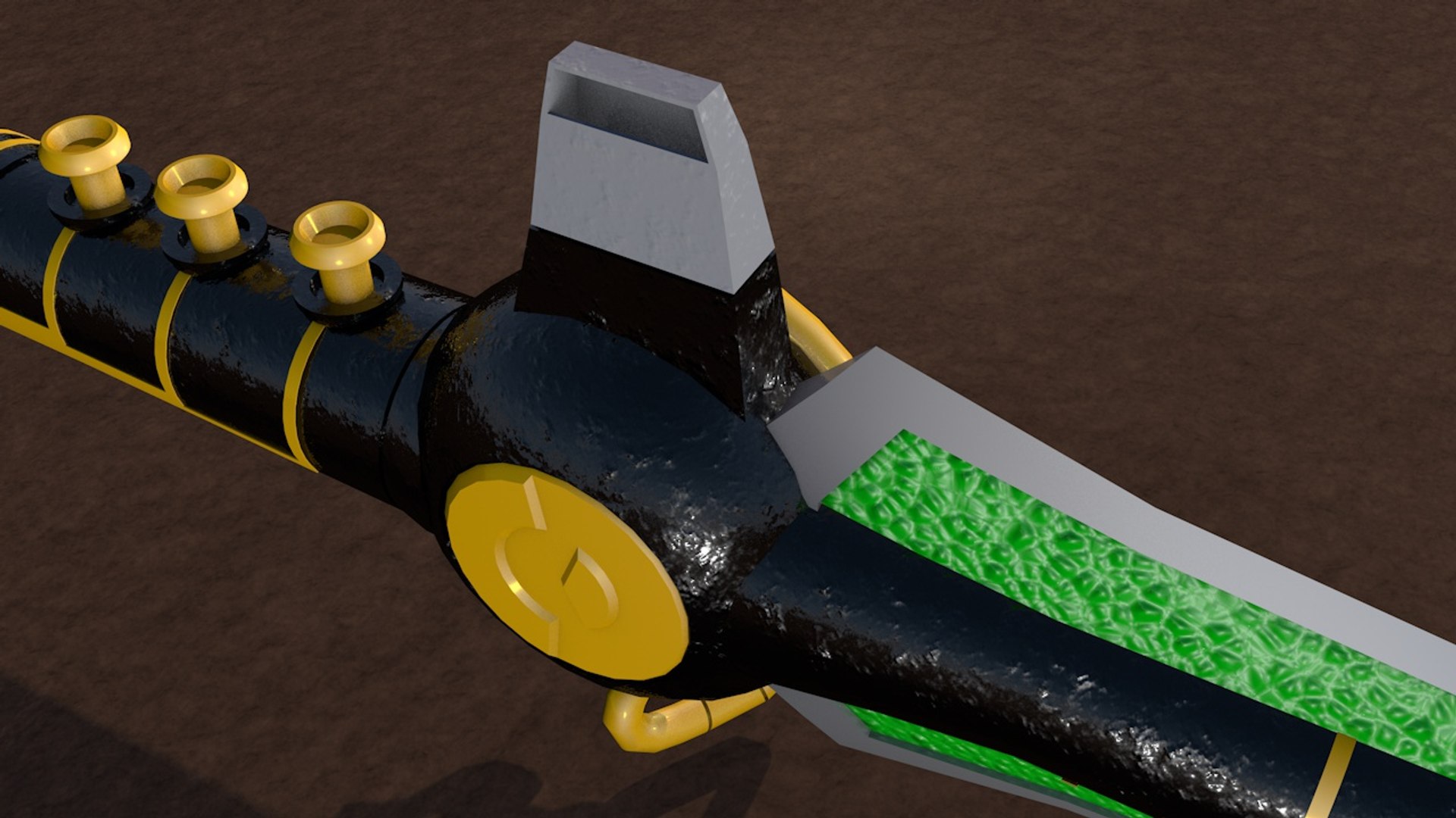 Dagger Flute 3D Model - TurboSquid 1267410