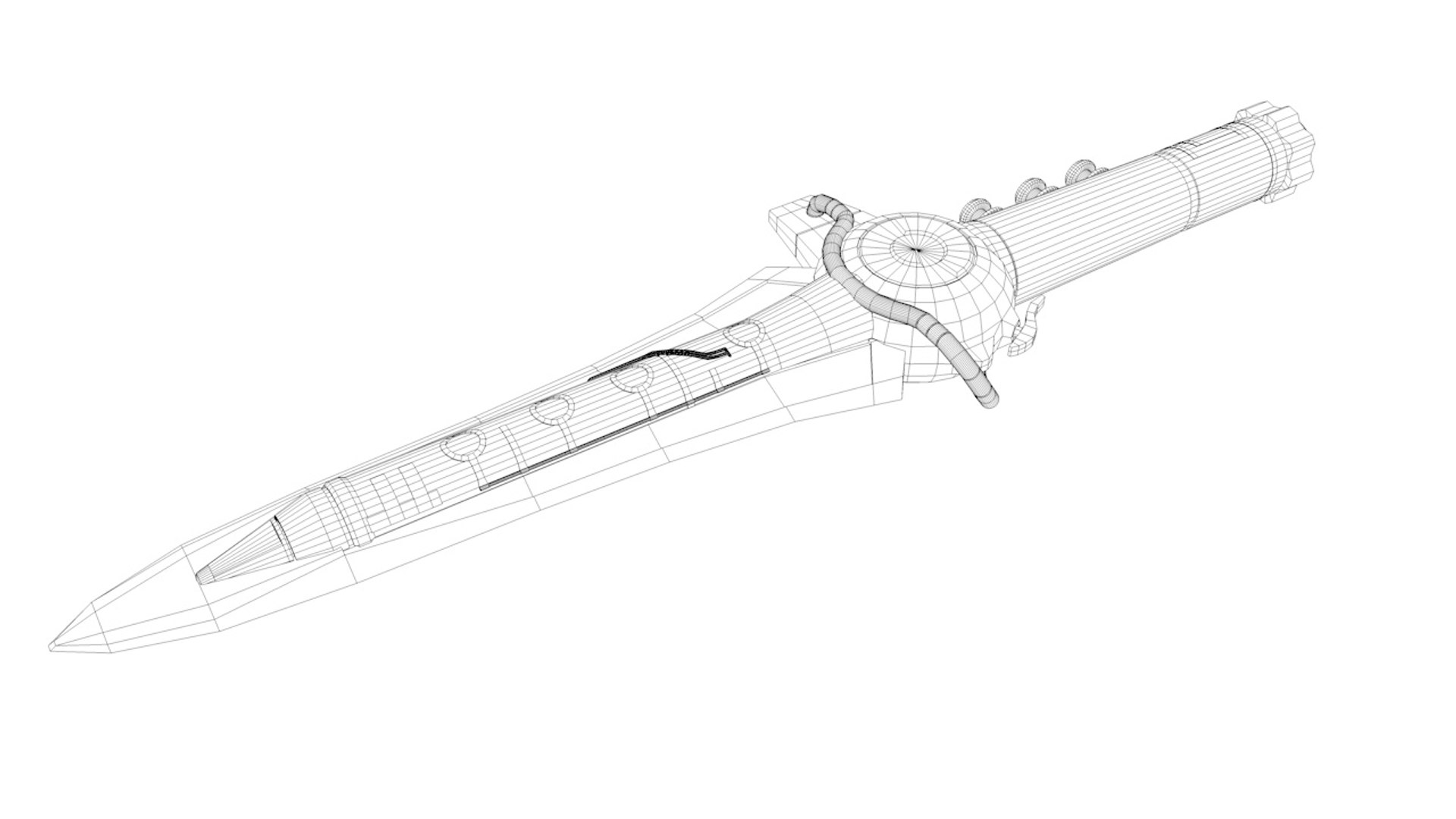 Dagger Flute 3D Model - TurboSquid 1267410