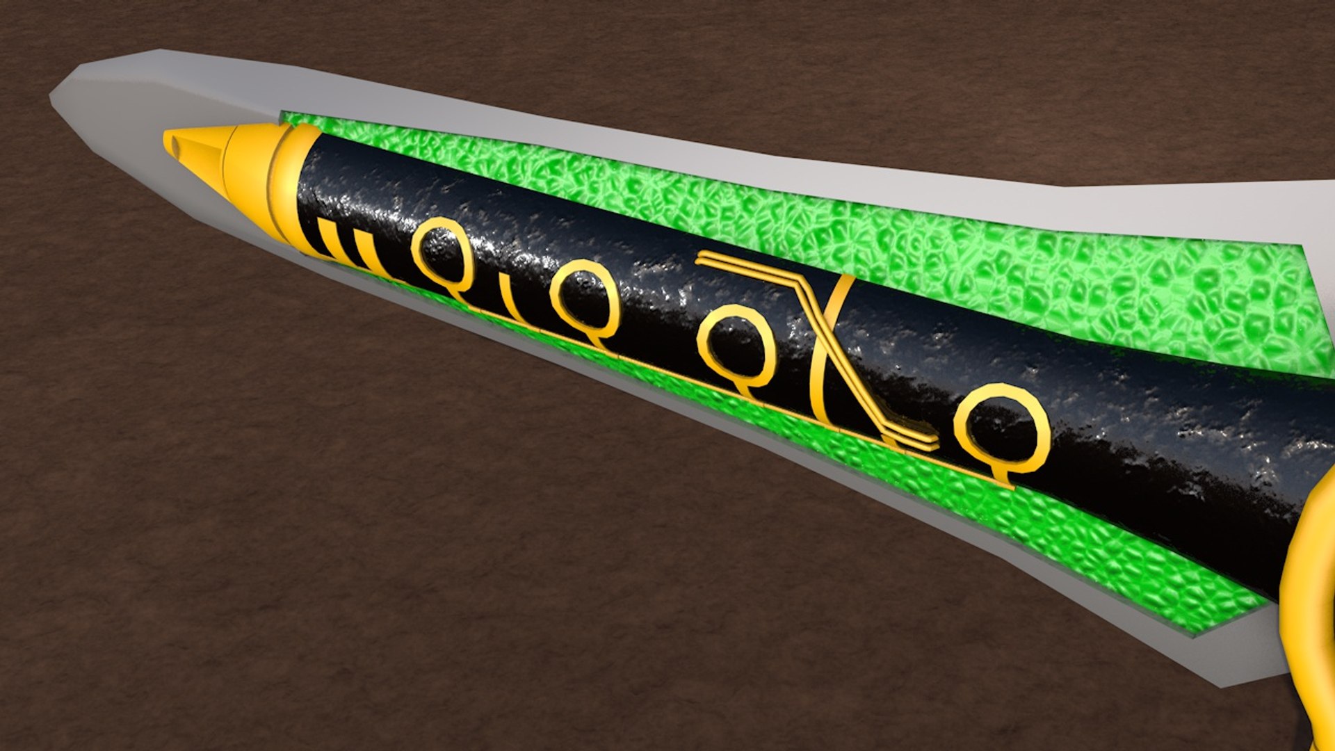 Dagger Flute 3D Model - TurboSquid 1267410